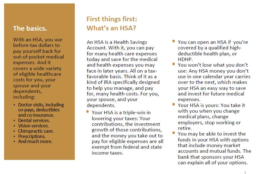 HSA Consumer FAQ Guide | Chard Snyder